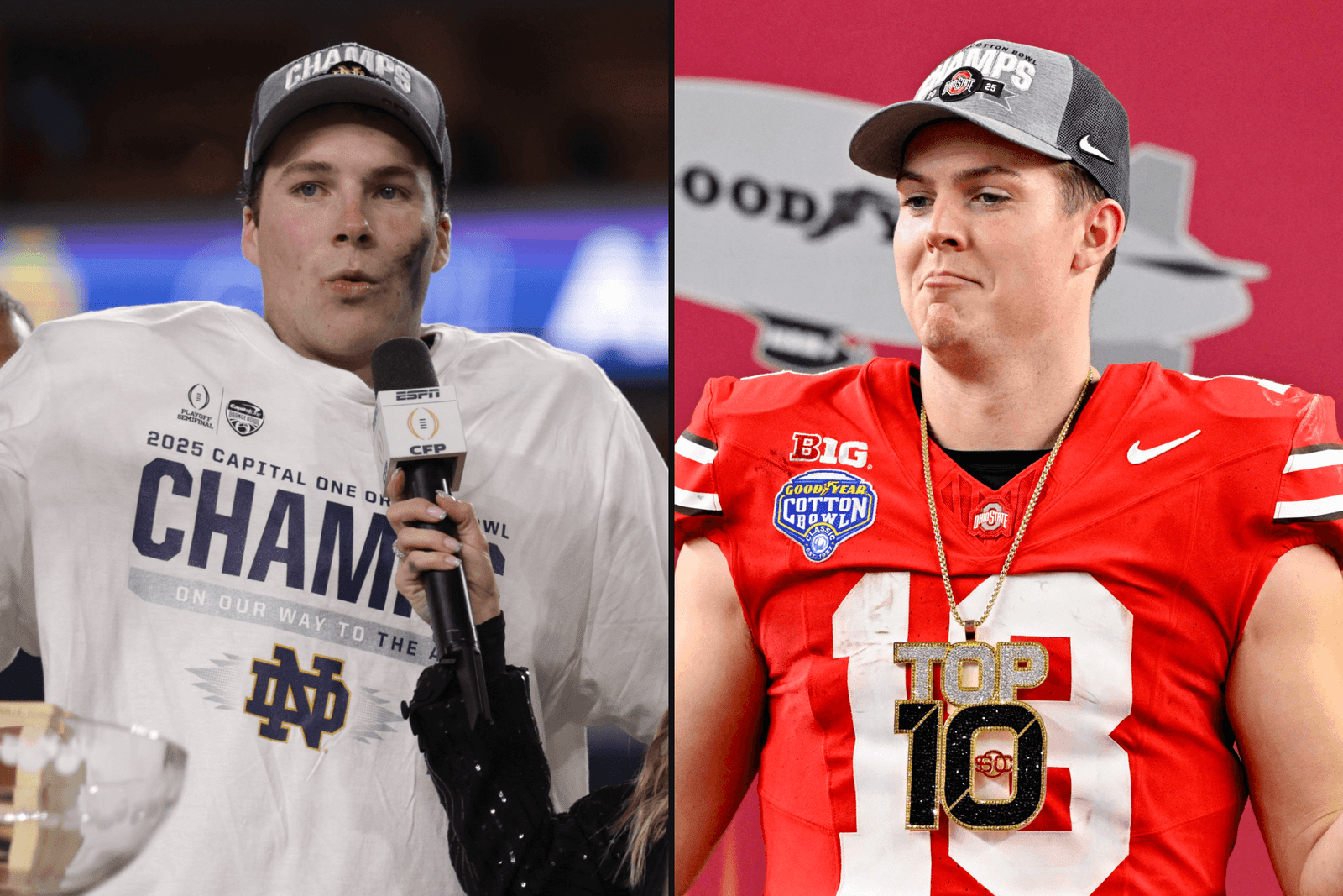 QBs Will Howard and Riley Leonard were once considered ‘underdogs’ and ...